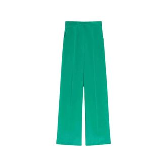 Max Mara Femme, Pantalons, Vert, Taille: 38 FR Wide Pantalons