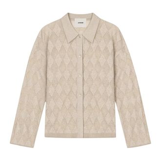 &Aacute;eron Tamara - - Knitwear - Damen - Beige - S