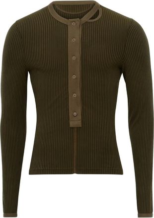 LGN Louis Gabriel Nouchi t-shirt &agrave; manches longues - Vert