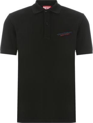 Diesel T-shirt &agrave; logo en coton piqu&eacute;