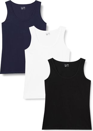 Berydale Damen Tank Top aus 100% Baumwolle im Multipack