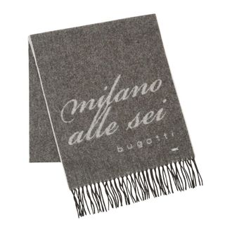 Bugatti &Eacute;charpe en laine et cachemire - unisex - Accessoires - Gris - Taille: ONE Size