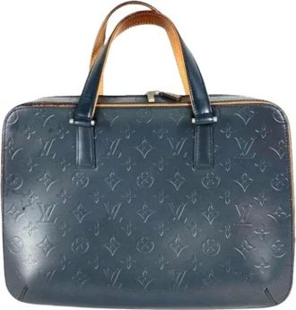Louis Vuitton Pre-owned Vintage Monogram Mat Sac Cabas Bandouli&egrave;re - Femme - Pre-owned - Bleu - Taille: ONE Size