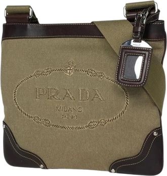 Prada Sac bandouli&egrave;re vintage Pre-owned - Femme - Pre-owned - Beige - Taille: ONE Size