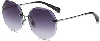 Generic Lunettes de soleil design 2025 sans monture à large monture pour hommes et femmes, pare-soleil de vacances en plein air (couleur : G, taille : moyen)
