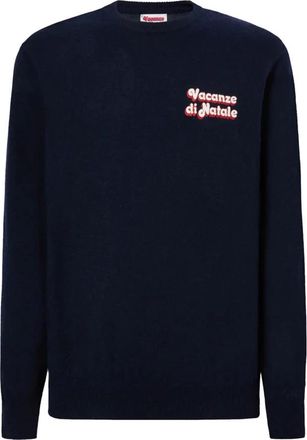 MC2 Saint Barth Homme, Pulls, Bleu, Taille: 2XL Heron Light Crewneck Sweater