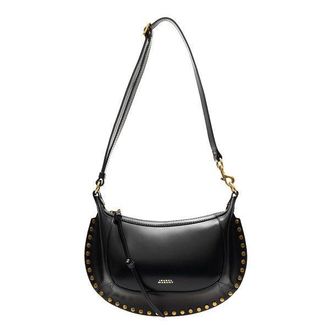Isabel Marant Leather Oskan Moon bag Woman One Size