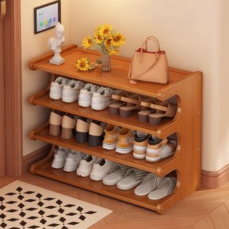 Generic Offenes Schmales Schuhregal, Freistehendes Schuhst&auml;nder for Eingangsbereich, Schlafzimmer, Studentenwohnheim und Wohnzimmer, Einfache Montage