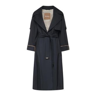 Max Mara MtcUtrench Trench Coat - - Coats - Damen - Blau - 2XS