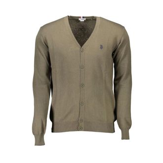 U.S.Polo Association U.s. Polo Assn., Homme, Pulls, Vert, Taille: 2XL V Neck Cardigan