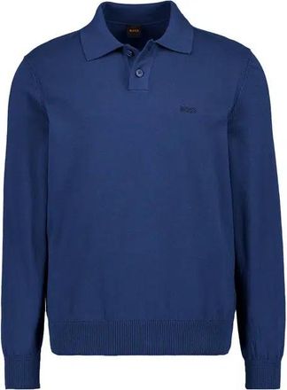Boss Orange by Hugo Boss BOSS Orange Herren Pullover blau unifarben
