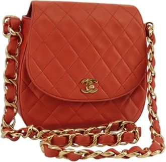 Chanel Sac bandouli&egrave;re vintage Pre-owned - Femme - Pre-owned - Orange - Taille: ONE Size