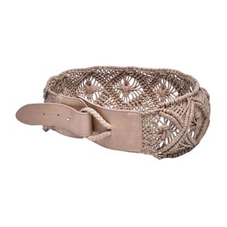 Eleventy G&uuml;rtel - - Accessories - Damen - Beige - 85 CM