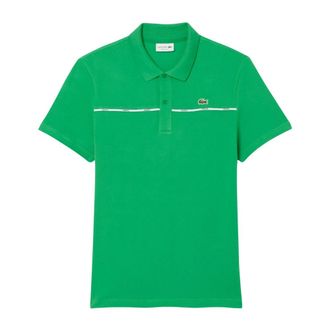Lacoste Homme, Tops, Vert, Taille: L Polo L.12.12 Coupe R&eacute;guli&egrave;re avec Bordure Logo