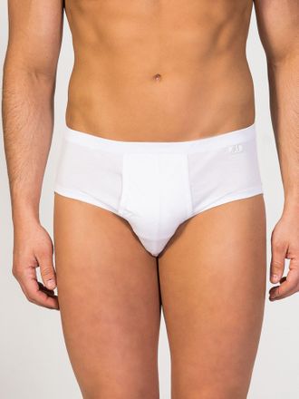 ZD Zero Defects Slip Brummel Fly Front Brief Mercerized Cotton