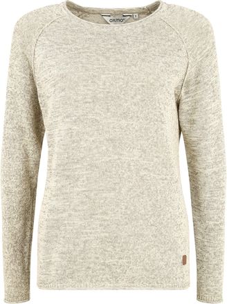 Oxmo OXDaniela Damen Strickpullover Feinstrick Pullover mit Rundhalsausschnitt, Gr&ouml;&szlig;e:XXL, Farbe:Bone White (70016)