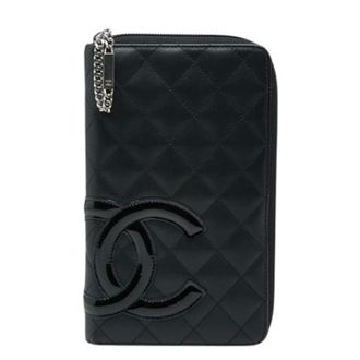 Chanel Pre-owned Long wallet (bi-fold) - Femme - Pre-owned - Noir - Taille: ONE Size