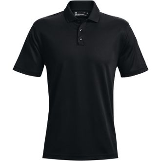 Under Armour Mens Tac Performance Polo 2.0, Black (001)/Black, Medium