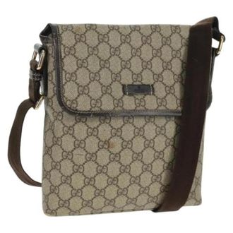 Gucci Sac bandouli&egrave;re vintage Pre-owned - Femme - Pre-owned - Beige - Taille: ONE Size