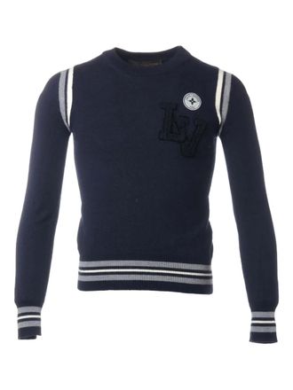 Louis Vuitton pull en laine - Bleu