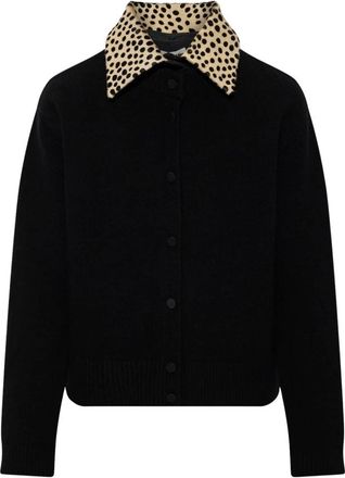 R&oacute;he Damen, Strickwaren, Schwarzk, LGr&ouml;&szlig;e