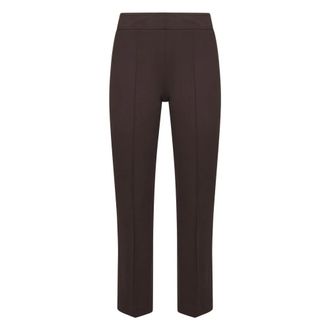 Blanca Vita Slim-fit Hosen - - Trousers - Damen - Braun - 2XS