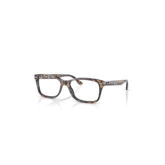 Ray-Ban Rb5428 Optics Graue & Braun Havana Fassung Klar Glas Polarisiert 53-17