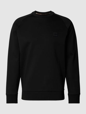HUGO BOSS Sweatshirt mit Label-Badge Modell Stadler 82