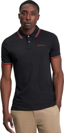 Ben Sherman Poloshirt f&uuml;r Herren, Piqu&eacute; (Schwarz)
