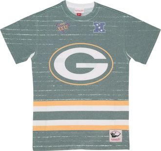 Mitchell & Ness Green Bay Packers NFL Tee Shirt - - Tops - Herren - Mehrfarbig - L