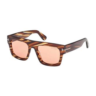 Tom Ford Fausto Sonnenbrille - - Accessories - Damen - Braun - 53 MM