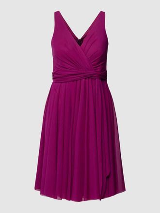Troyden Collection Cocktailkleid in Wickel-Optik