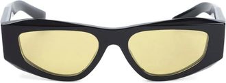 Prada lunettes de soleil Symbole - Noir
