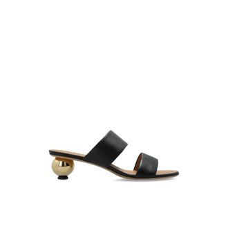 Ferragamo Femme, Chaussures, Noir, Taille: 36 1/2 EU Mules &agrave; talons Ermione