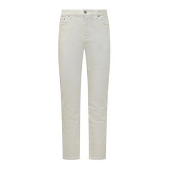 Ermenegildo Zegna Logo Denim Jeans - - Jeans - Herren - Beige - W39