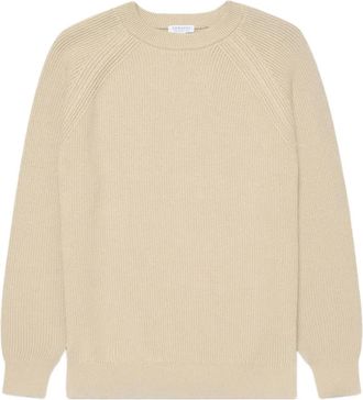 Sunspel pull en maille à design côtelé - Tons neutres