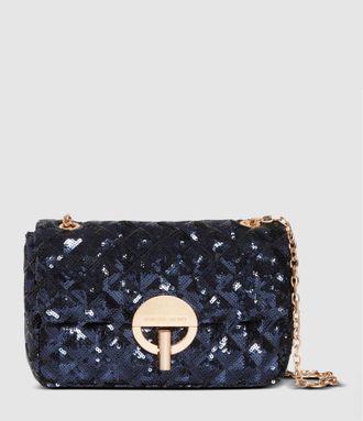 Vanessa Bruno Sac Moon Moyen Marine