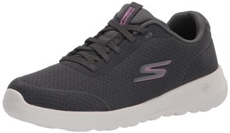 Skechers Damen Go Walk Joy-Ecstatic Sneaker, Dunkelgrau, 39.5 EU Weit