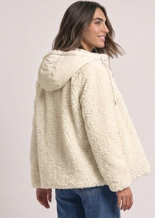Street One Fellimitatjacke in Unifarbe