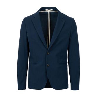 Paolo Pecora Einreihiger Blazer - - Jackets - Herren - Blau - 2XL