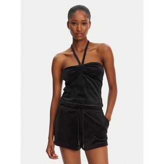 Juicy Couture Top JCWCT125325 Schwarz Slim Fit