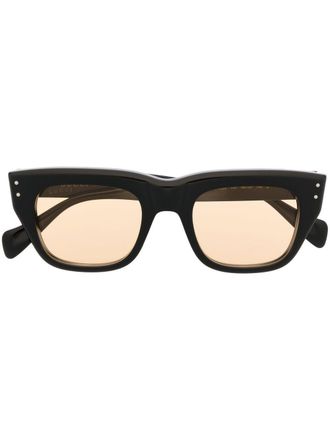 Gucci Sonnenbrille mit eckigem Gestell - Schwarz