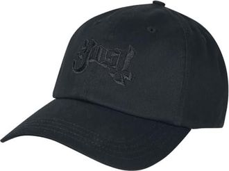 Ghost Logo Homme Casquette Noir 100% Coton