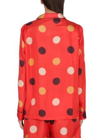 Aspesi Silk Round Neck Shirt - Orange