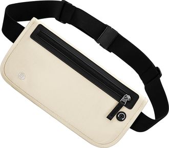 Generic G&uuml;rteltasche f&uuml;r Damen und Herren, Crossbody-Bauchtasche, wasserabweisend, Sport-H&uuml;fttasche, G&uuml;rteltasche f&uuml;r Reisen, Wandern, Laufen, Cremewei&szlig;, Bauc