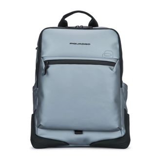 Piquadro unisex, Sacs, Bleu, Taille: ONE Size Sac &agrave; dos pour ordinateur portable en tissu 15,6 2 compartiments