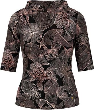 Marc Cain Damen T-Shirt mit Bio-Baumwolle