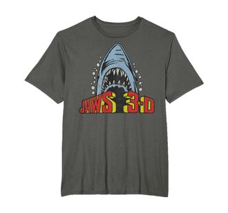 Jaws Retro 3D Poster T-Shirt