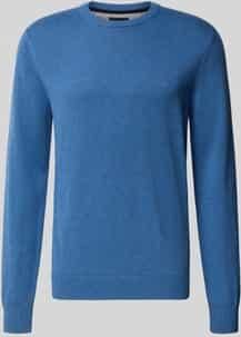 Christian Berg Regular Fit Strickpullover aus Baumwoll-Woll-Mix
