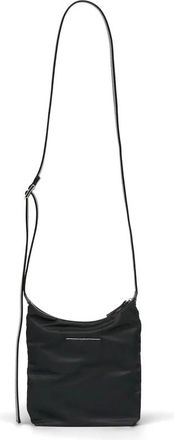 Maison Margiela Femme, Sacs, Noir, Taille: ONE Size Sac Messenger &agrave; Pochette Zipp&eacute;e
